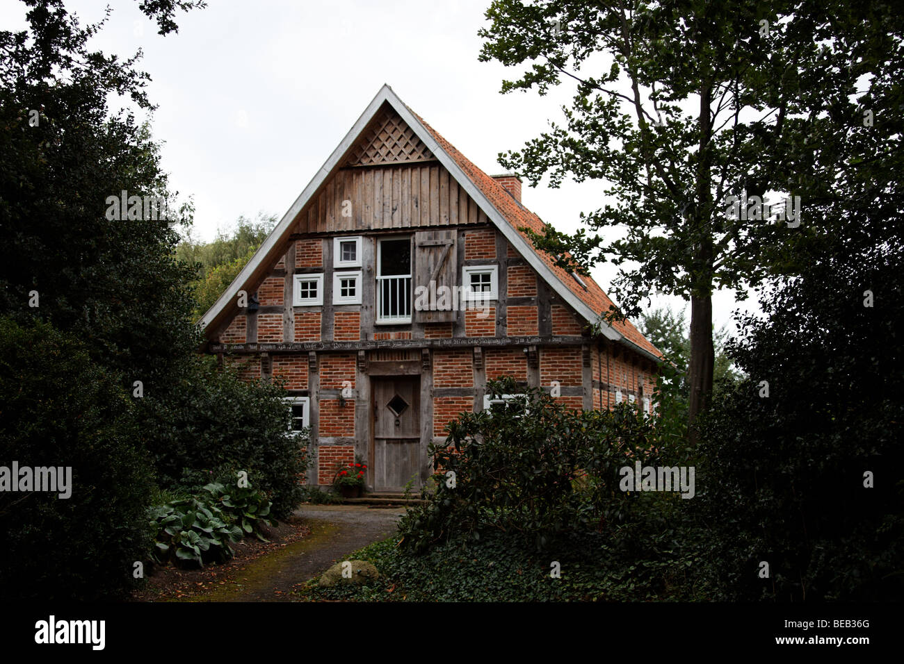 North German farmhouse Stock Photo - Alamy