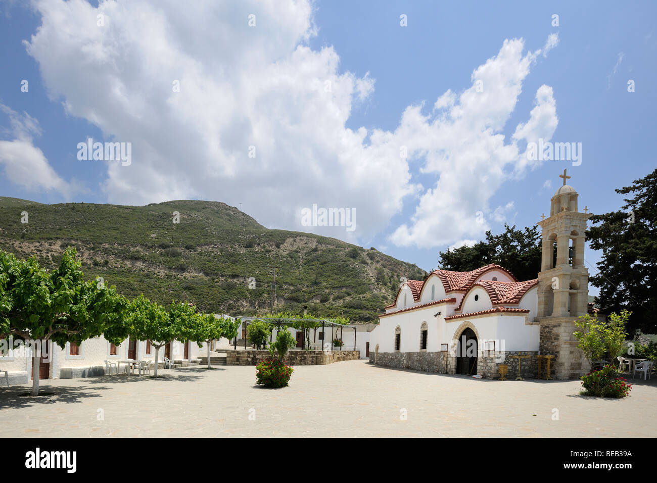 Moni Skiadi monastery, Rhodes, Greece, Europe Stock Photo - Alamy