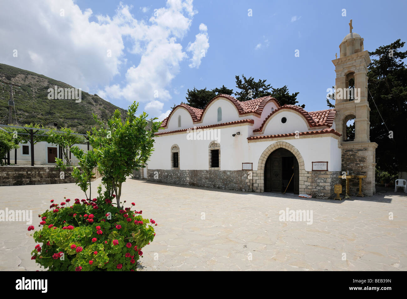 Moni Skiadi monastery, Rhodes, Greece, Europe Stock Photo - Alamy