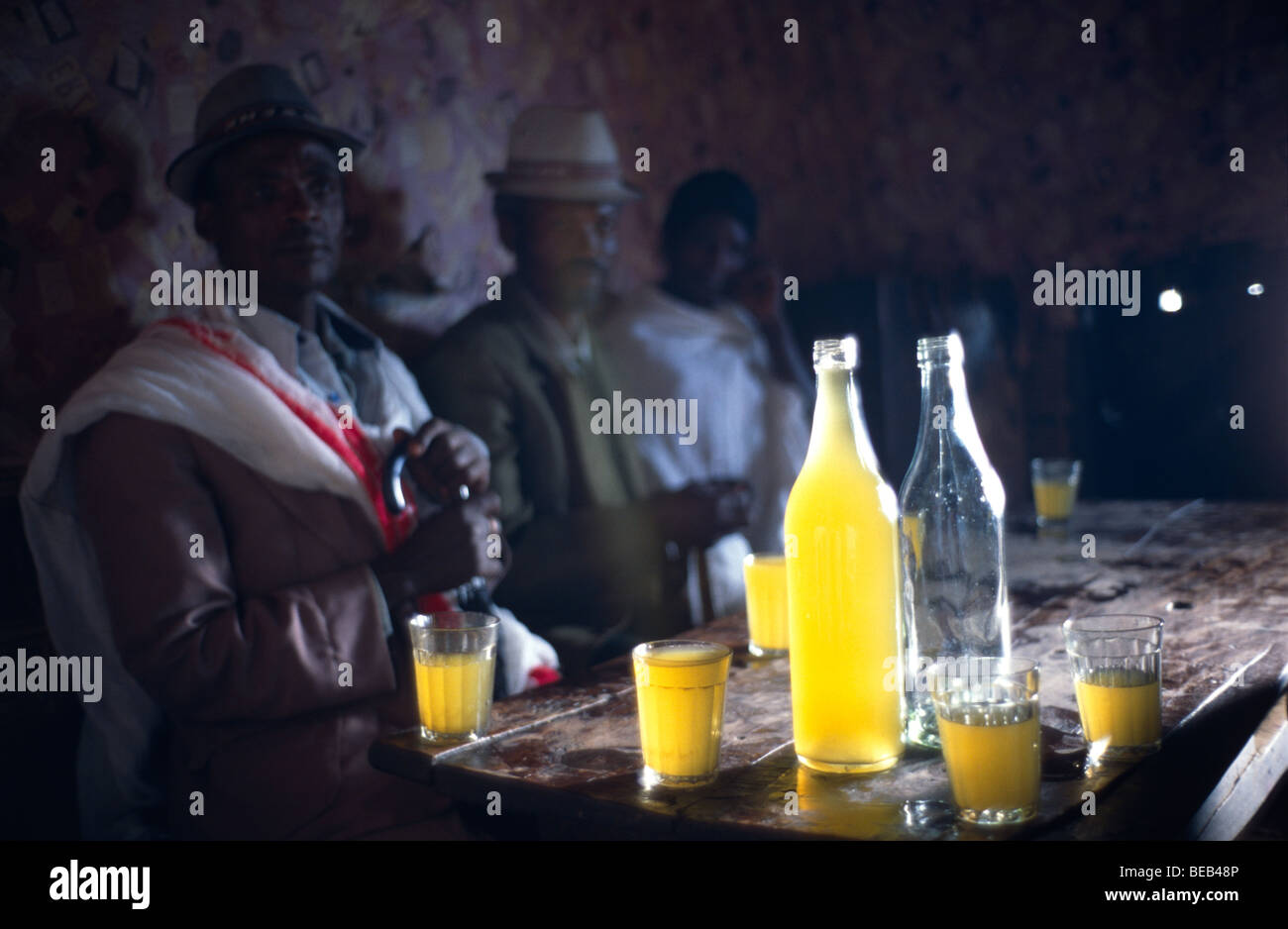 Drinking Tej , Waka. Ethiopia. Tej is a traditional fermented honey ...