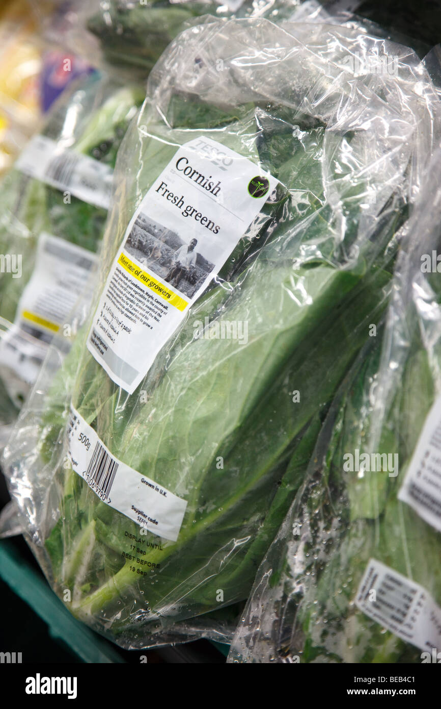 Cornish fresh greens Stock Photo - Alamy