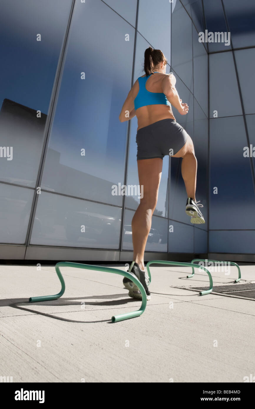 Long hurdling hi-res stock photography and images - Alamy