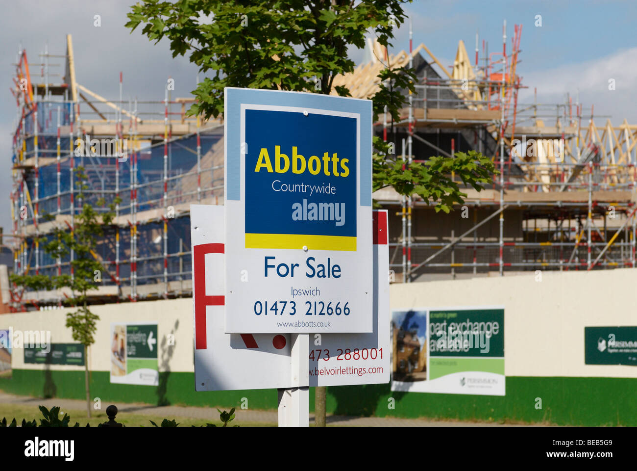 Ravenswood housing development Ipswich Suffolk UK Stock Photo - Alamy