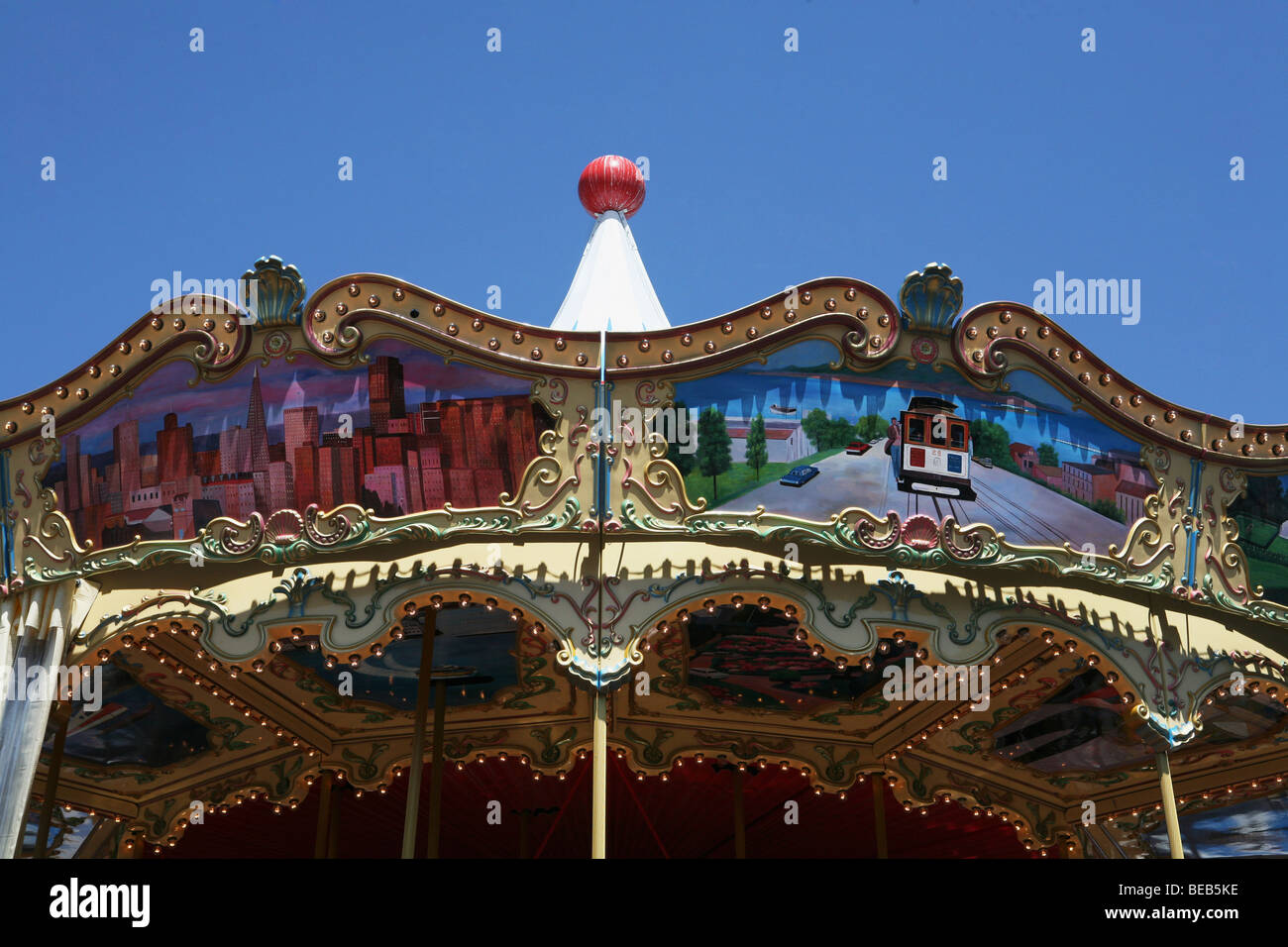 Pier 39 san francisco carousel hi-res stock photography and images - Alamy