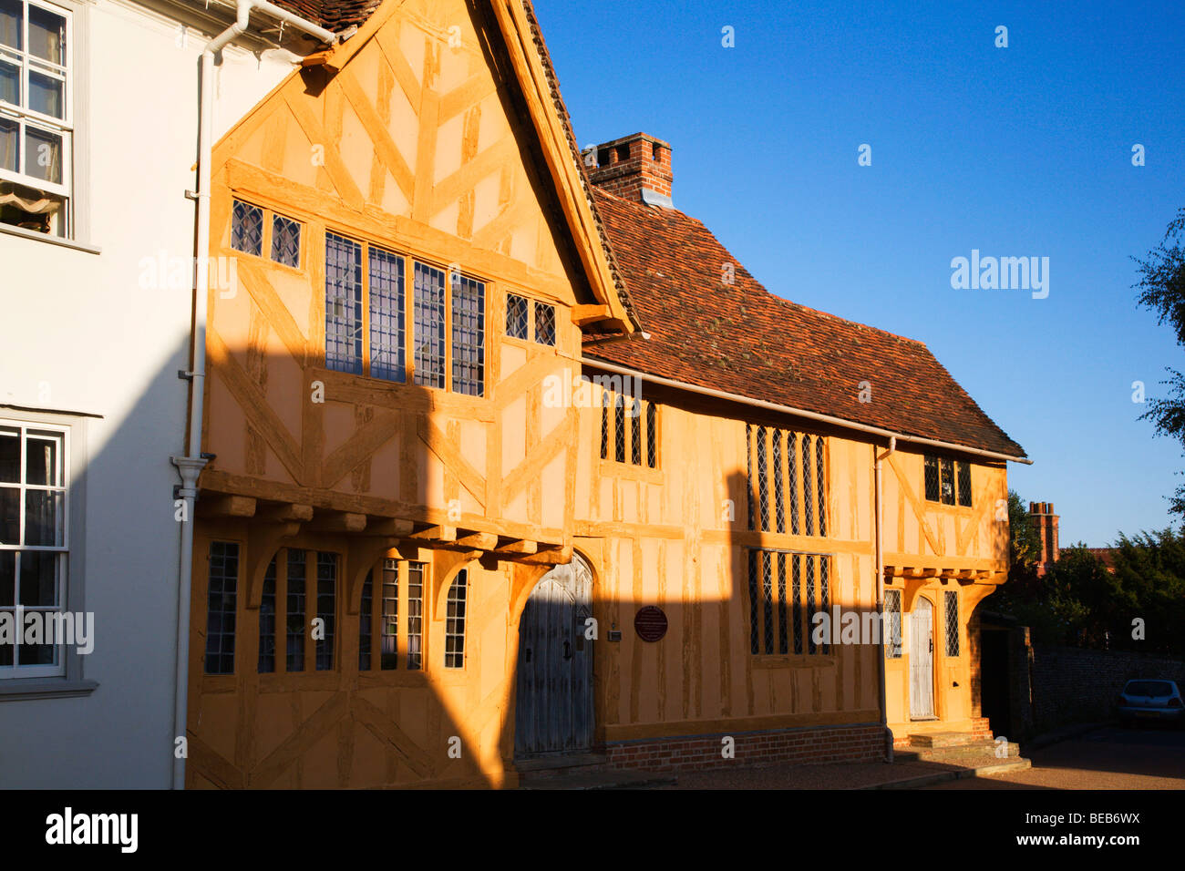 Little Hall Lavenham Suffolk England Stock Photo - Alamy