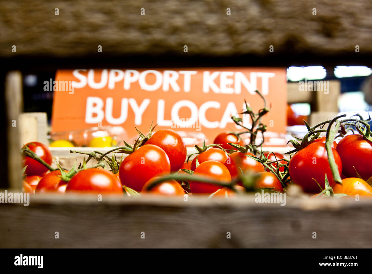 Local farm produce at a farm shop in kent, uk Stock Photo - Alamy