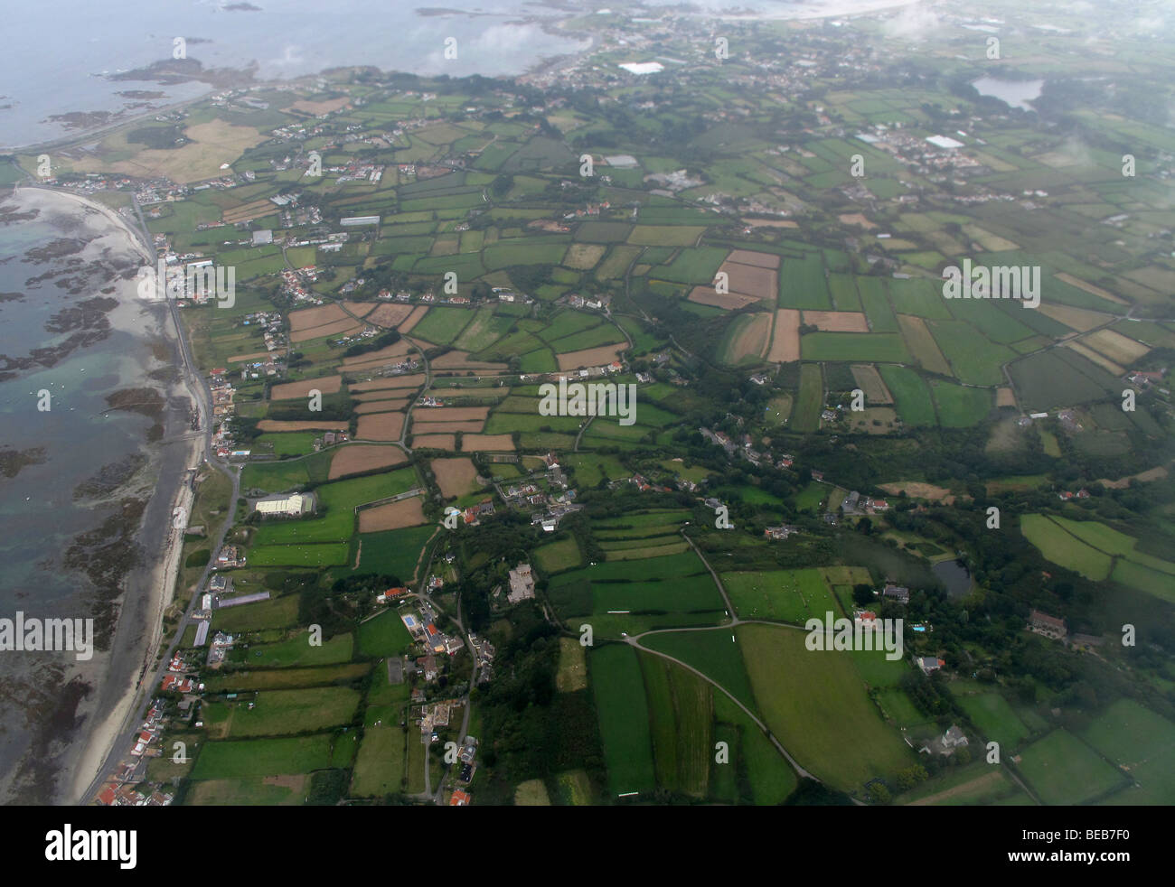 Guernsey aerial hi-res stock photography and images - Alamy