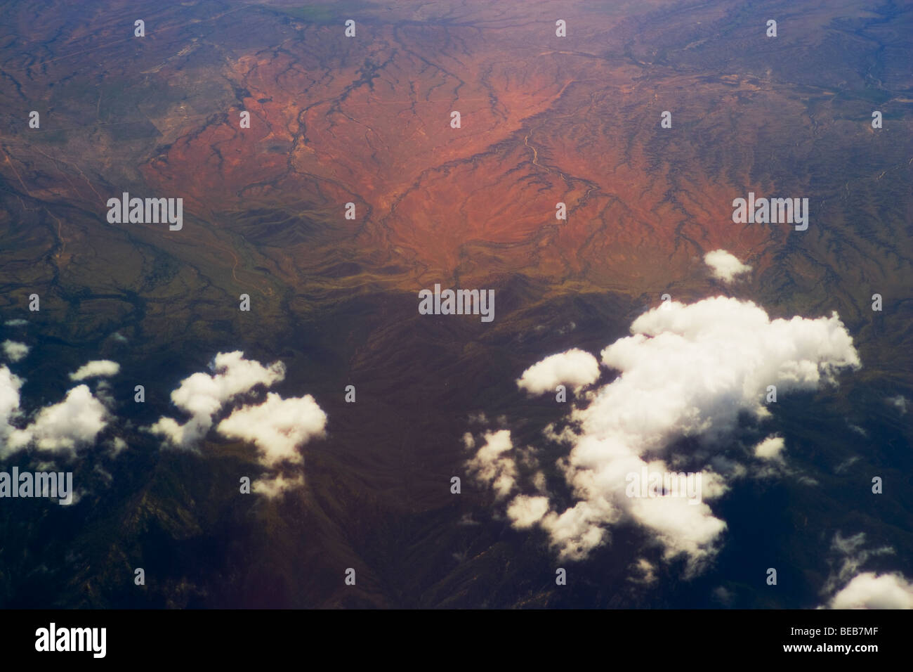 Aerial view of an arid landscape, Arizona, USA Stock Photo - Alamy