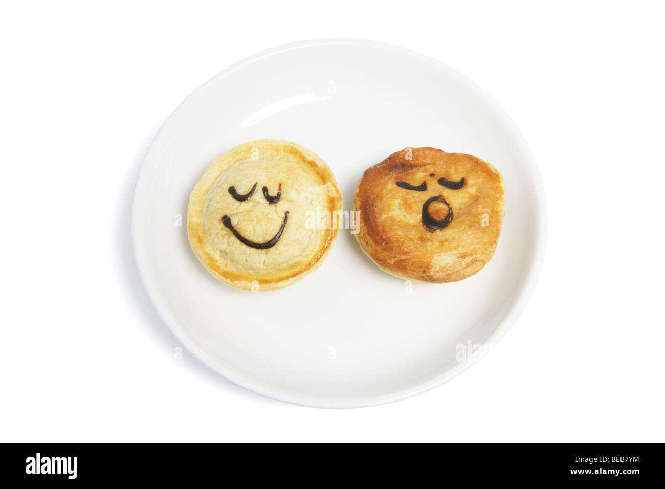 Food smiley face plate Cut Out Stock Images & Pictures - Alamy