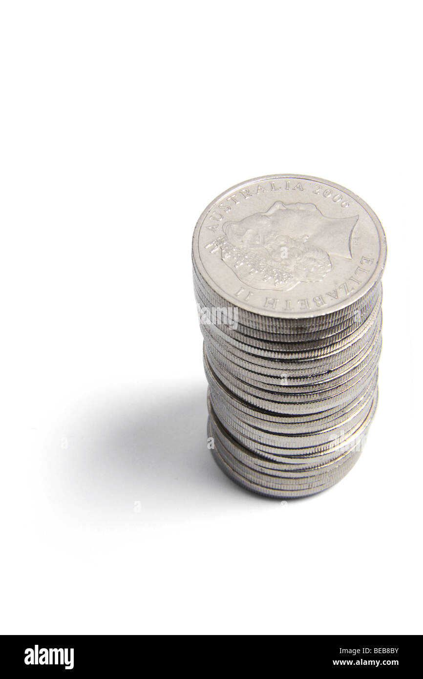 Stack of Coins Stock Photo - Alamy