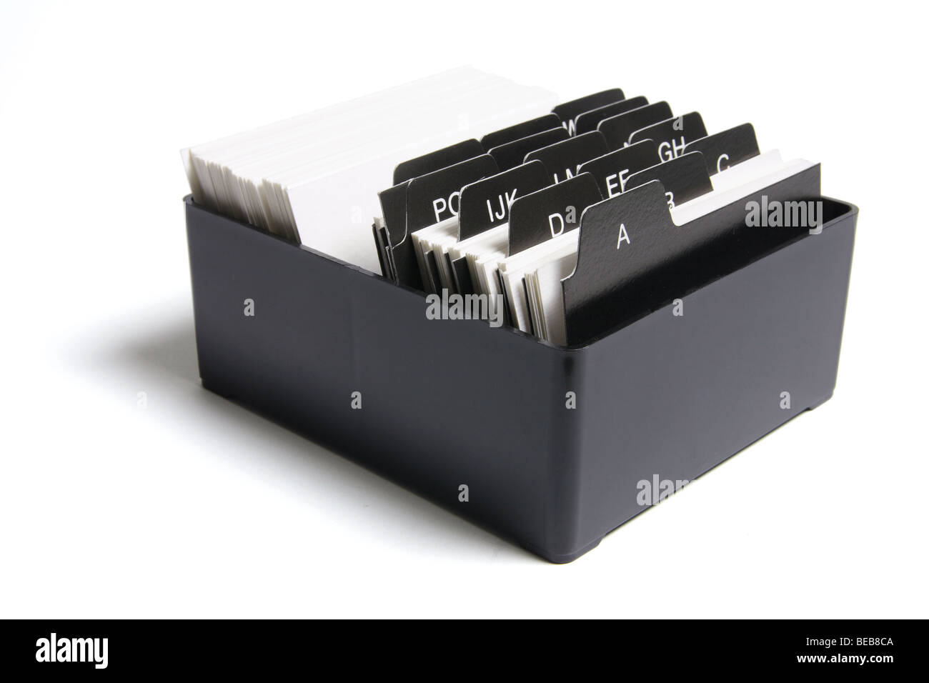 Box of Index File Stock Photo - Alamy