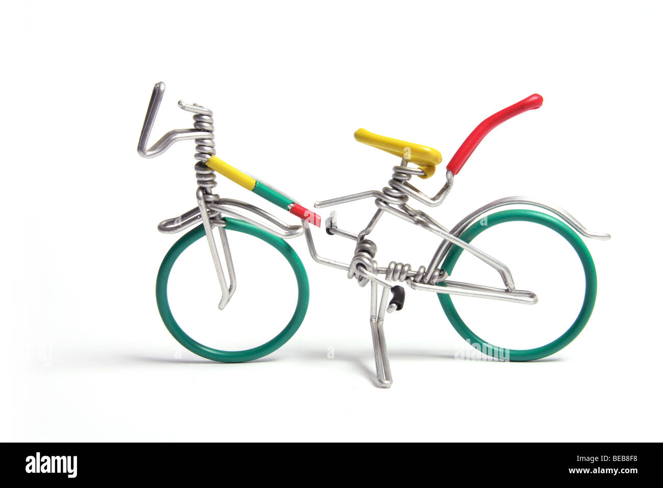 Miniature bicycle model Cut Out Stock Images & Pictures - Alamy