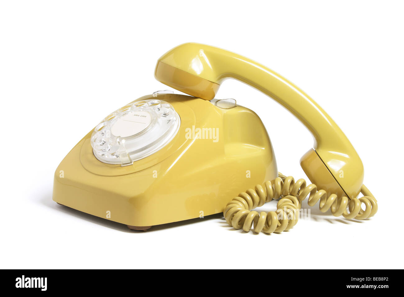 Dial telephone receiver Cut Out Stock Images & Pictures - Alamy
