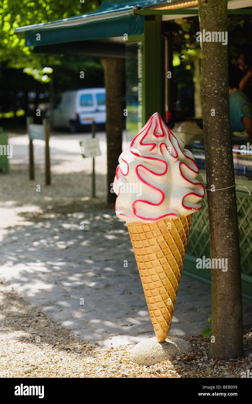 Close-up of a sculpture of an ice-cream cone Stock Photo - Alamy