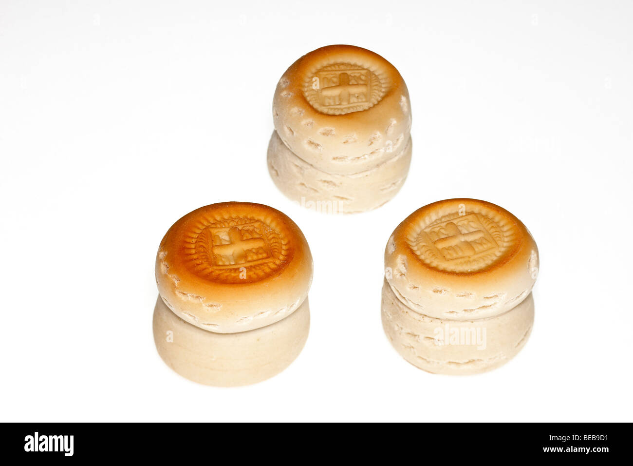 Prosphora - small loafs of bread used in Russian Orthodox Church ...