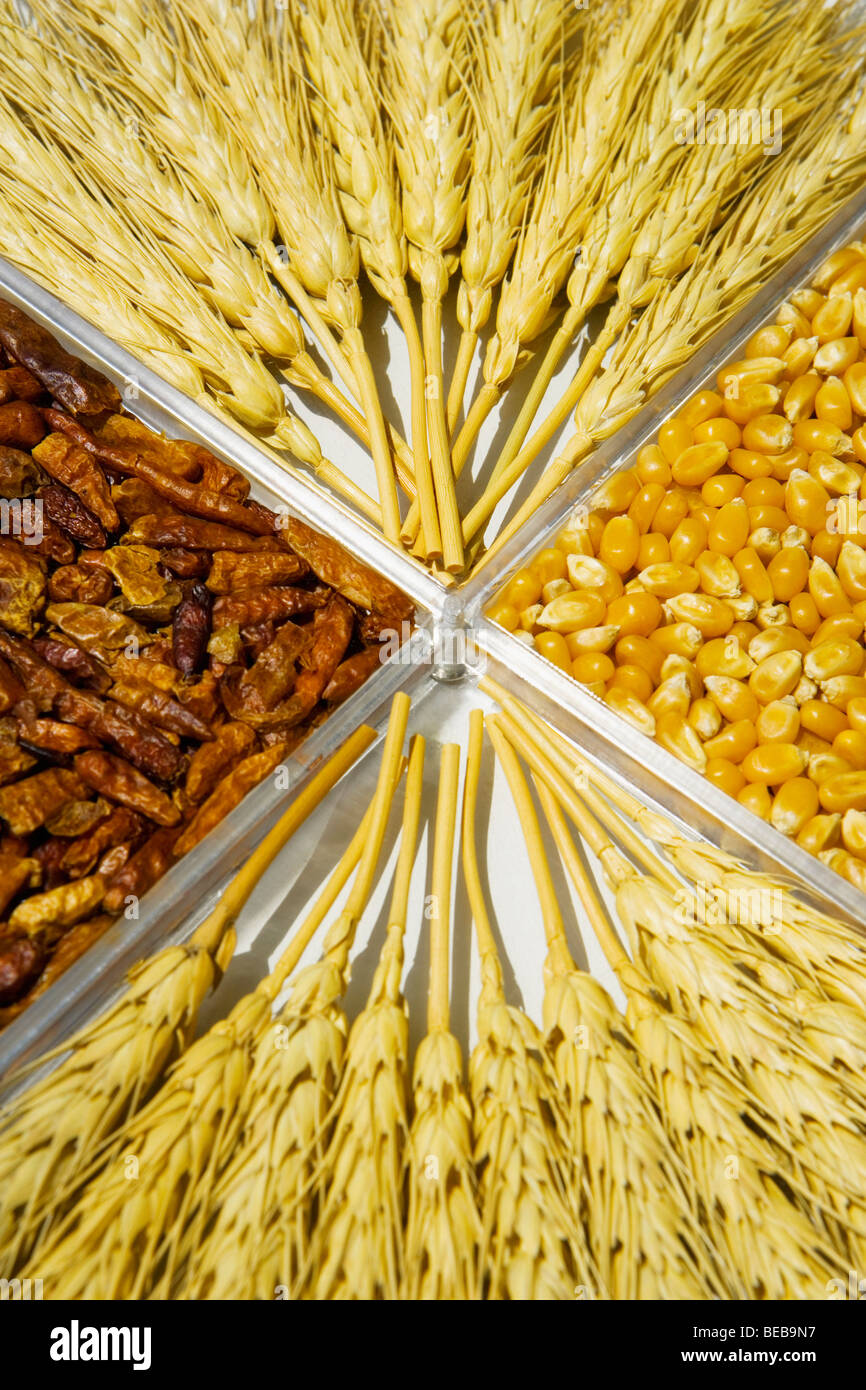 Close-up of assorted cereals Stock Photo - Alamy
