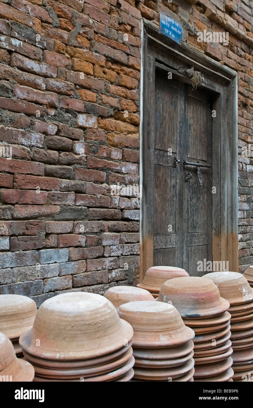Pottery Square, Bhaktapur, Nepal Stock Photo - Alamy