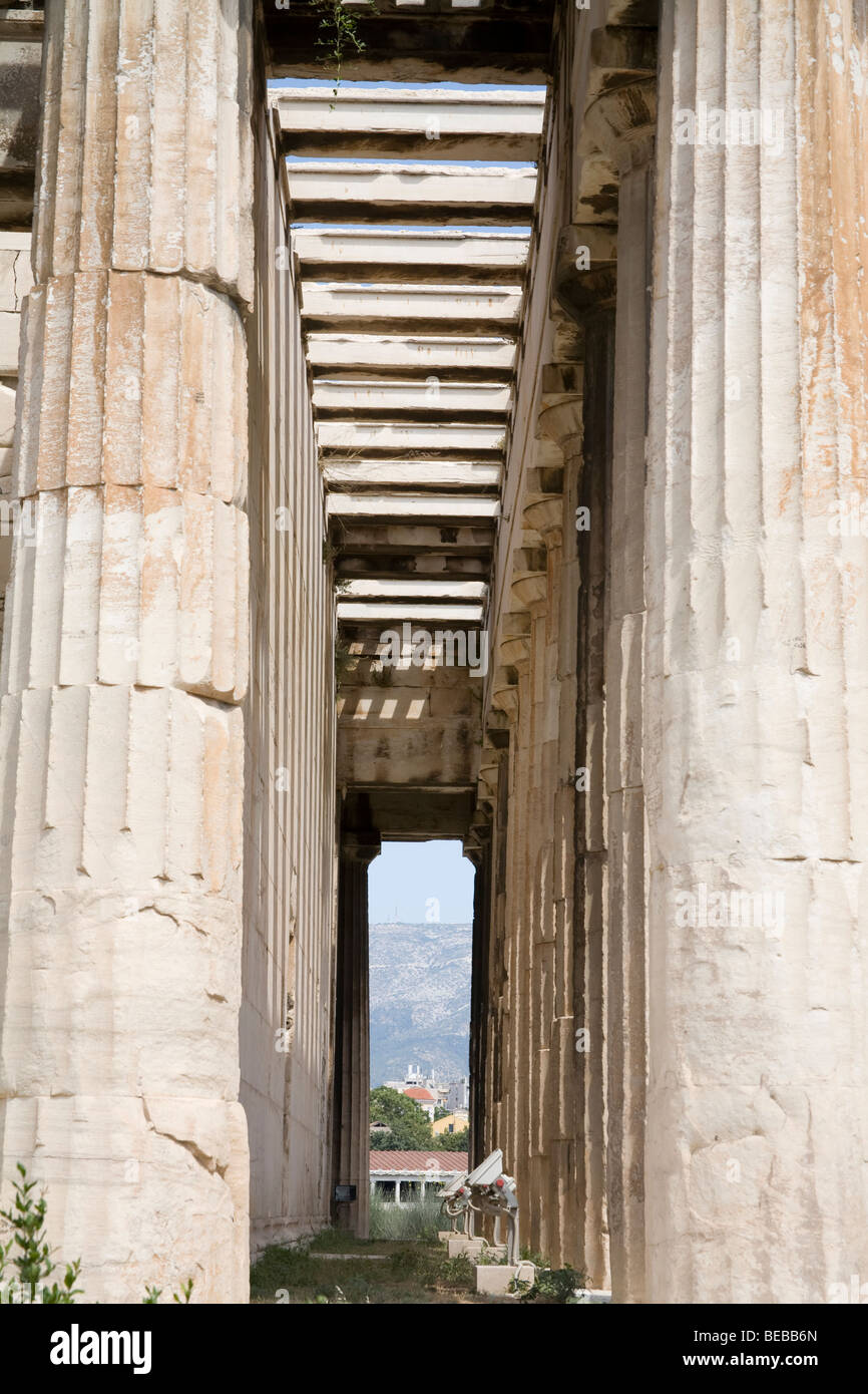 The Temple of Hephaestus and Athena Ergane, in the Agora, Athens ...