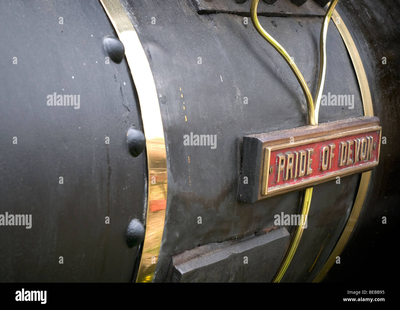 Pride Of Devon Steam Engine, Devon, England Stock Photo - Alamy