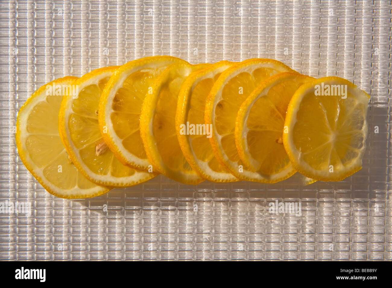 Slices of lemon Stock Photo - Alamy