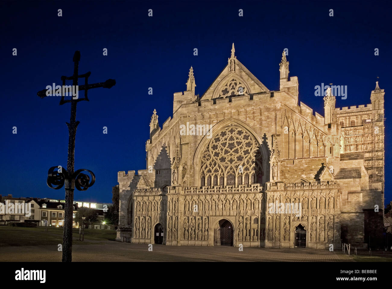 Exeter Cathedral Night High Resolution Stock Photography and Images - Alamy
