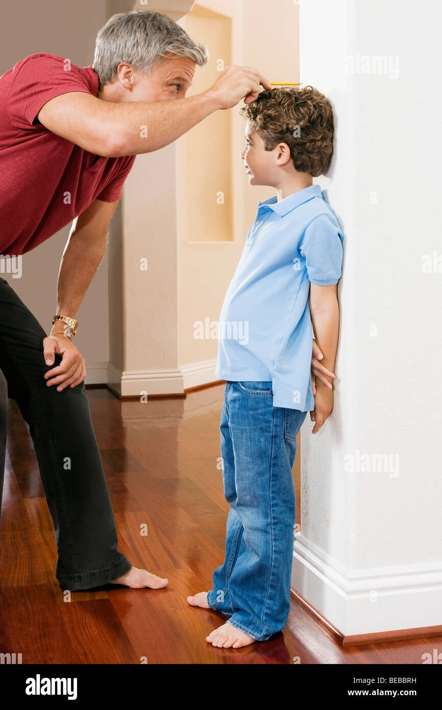 Measure height man hi-res stock photography and images - Alamy