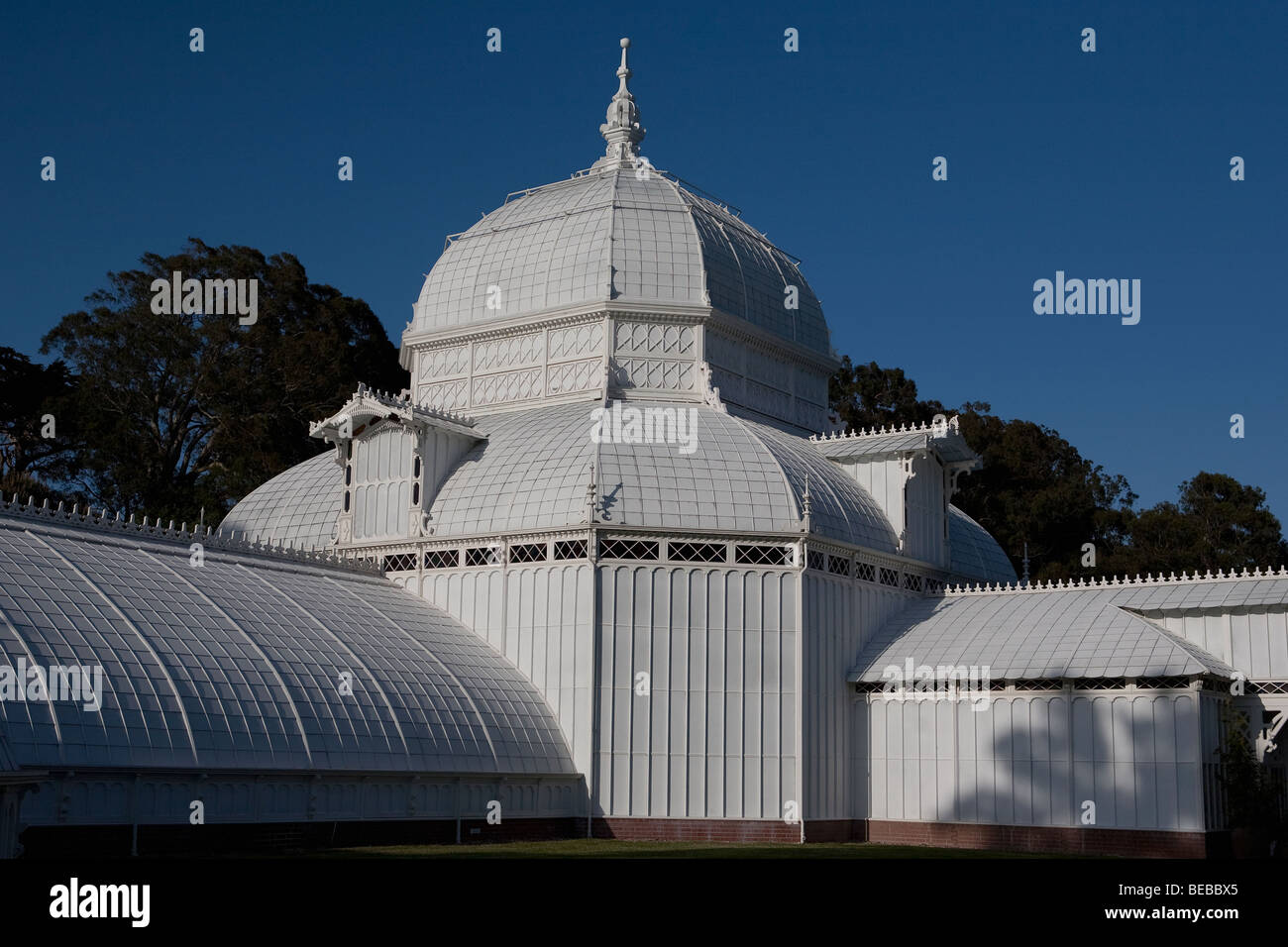 Greenhouse in a park, Conservatory Of Flowers, Golden Gate Park, San ...