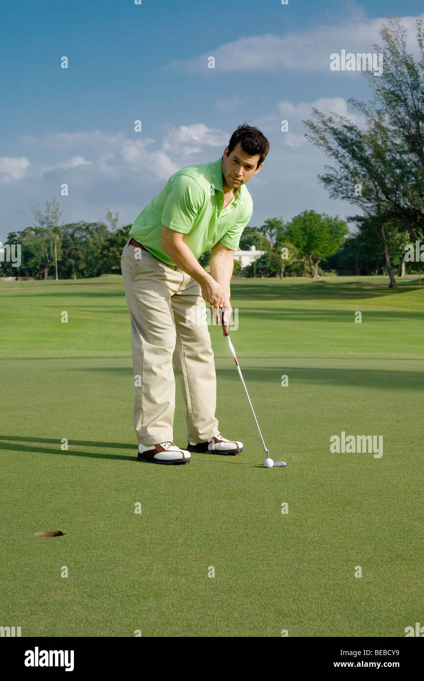 Professional sportsperson practicing sport bending looking preparation ...