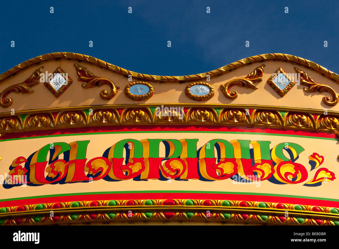 The Victorian Gallopers Roundabout carousel at Bressingham museum in ...