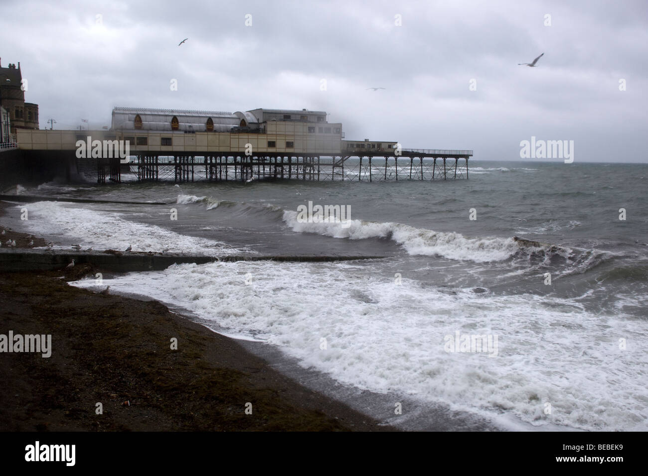 Aberystwyth bad weather hi-res stock photography and images - Alamy