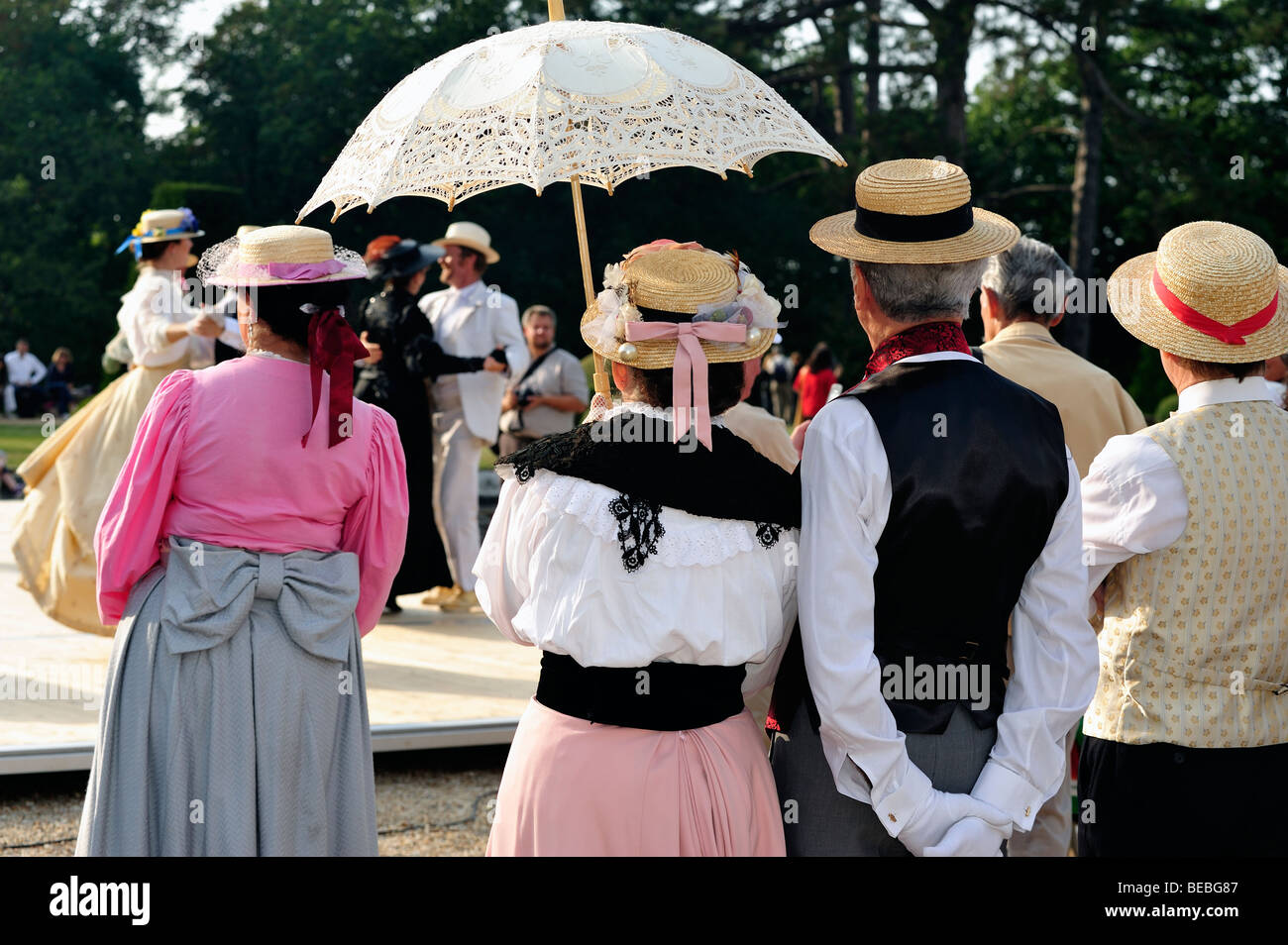 Period costume standing outside hi-res stock photography and images - Alamy