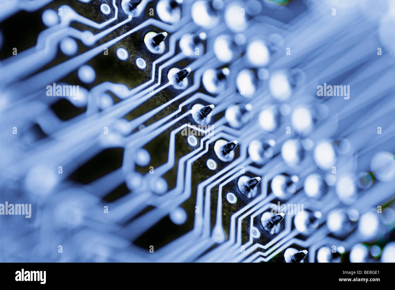Close-up of a circuit board Stock Photo - Alamy