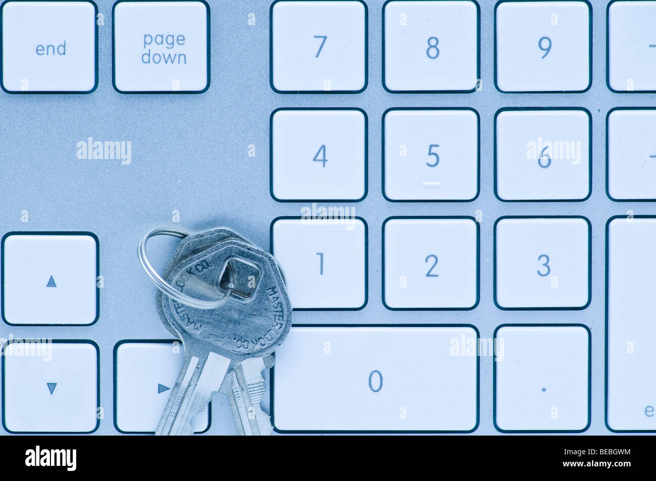 Set of keys and keyboard Stock Photo - Alamy