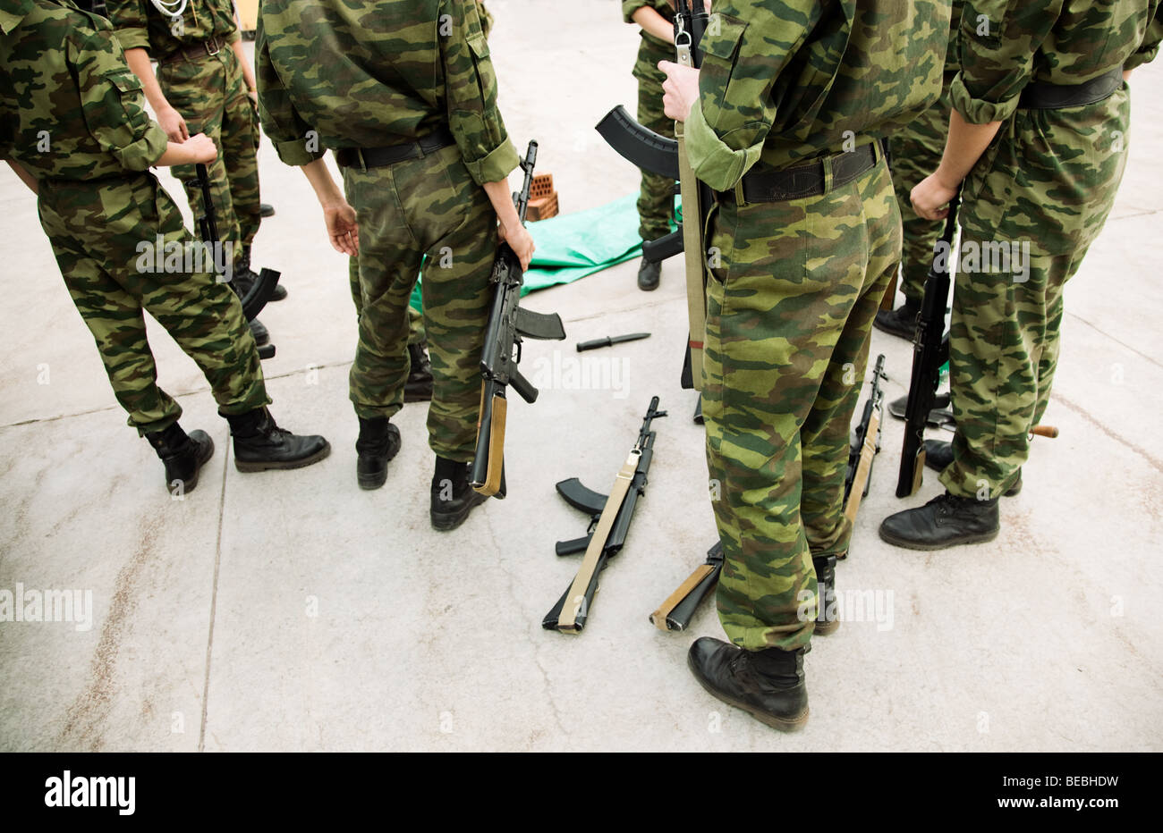 group of soldiers ,selective focus on center of photo Stock Photo - Alamy
