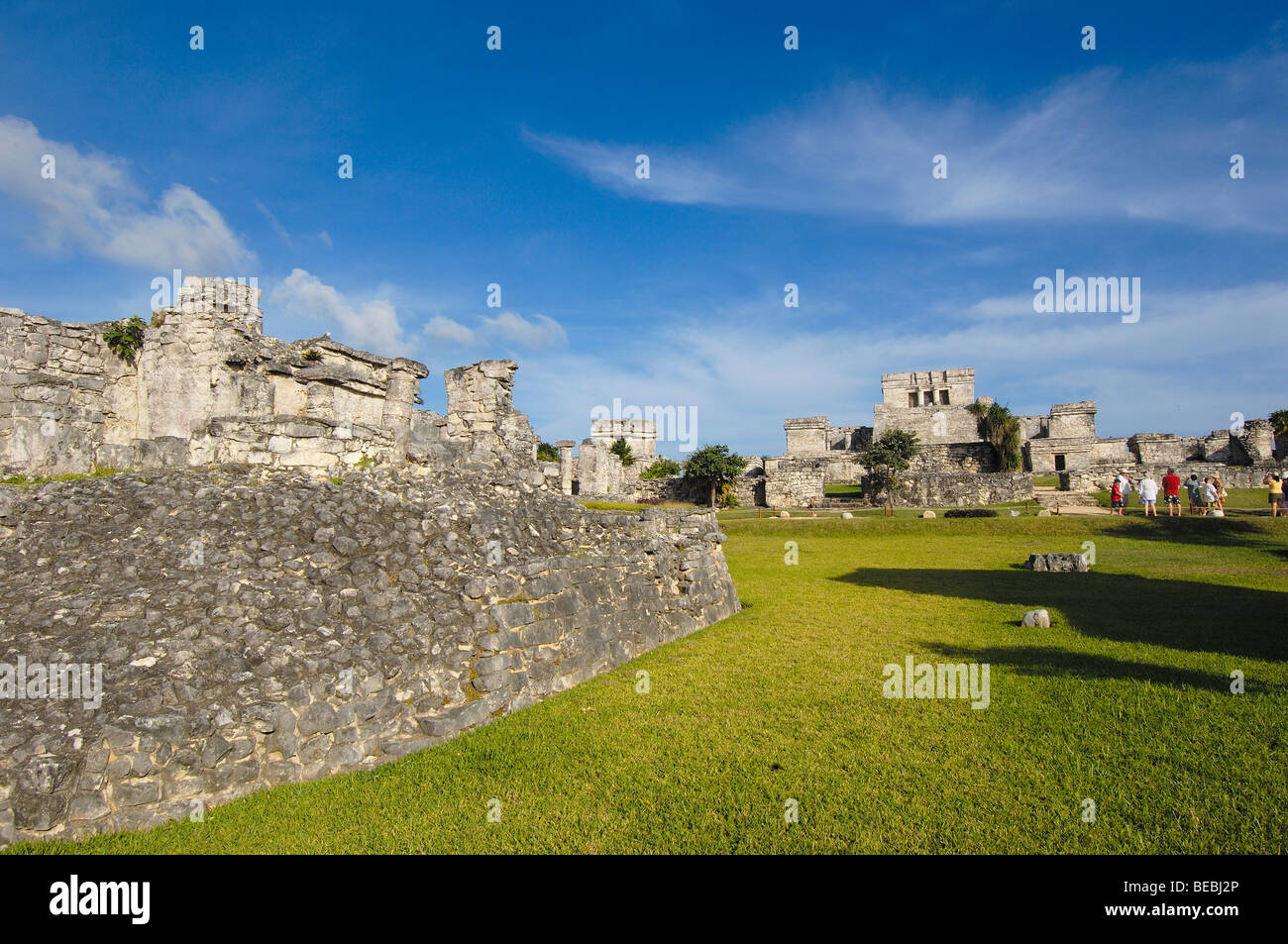 The castle (El Castillo). Mayan ruins of Tulum (1200-1524). Tulum ...