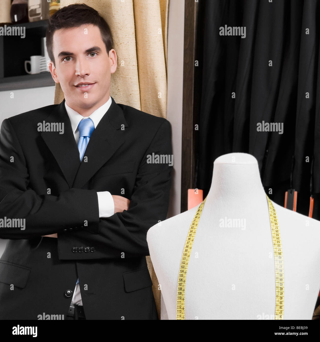 Customer in a clothing store Stock Photo - Alamy