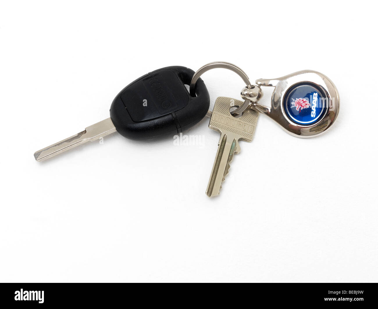 Car Key for a Saab Stock Photo - Alamy