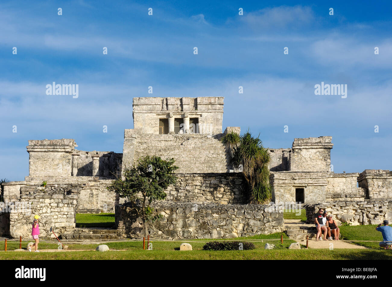 The castle (El Castillo). Mayan ruins of Tulum (1200-1524). Tulum ...