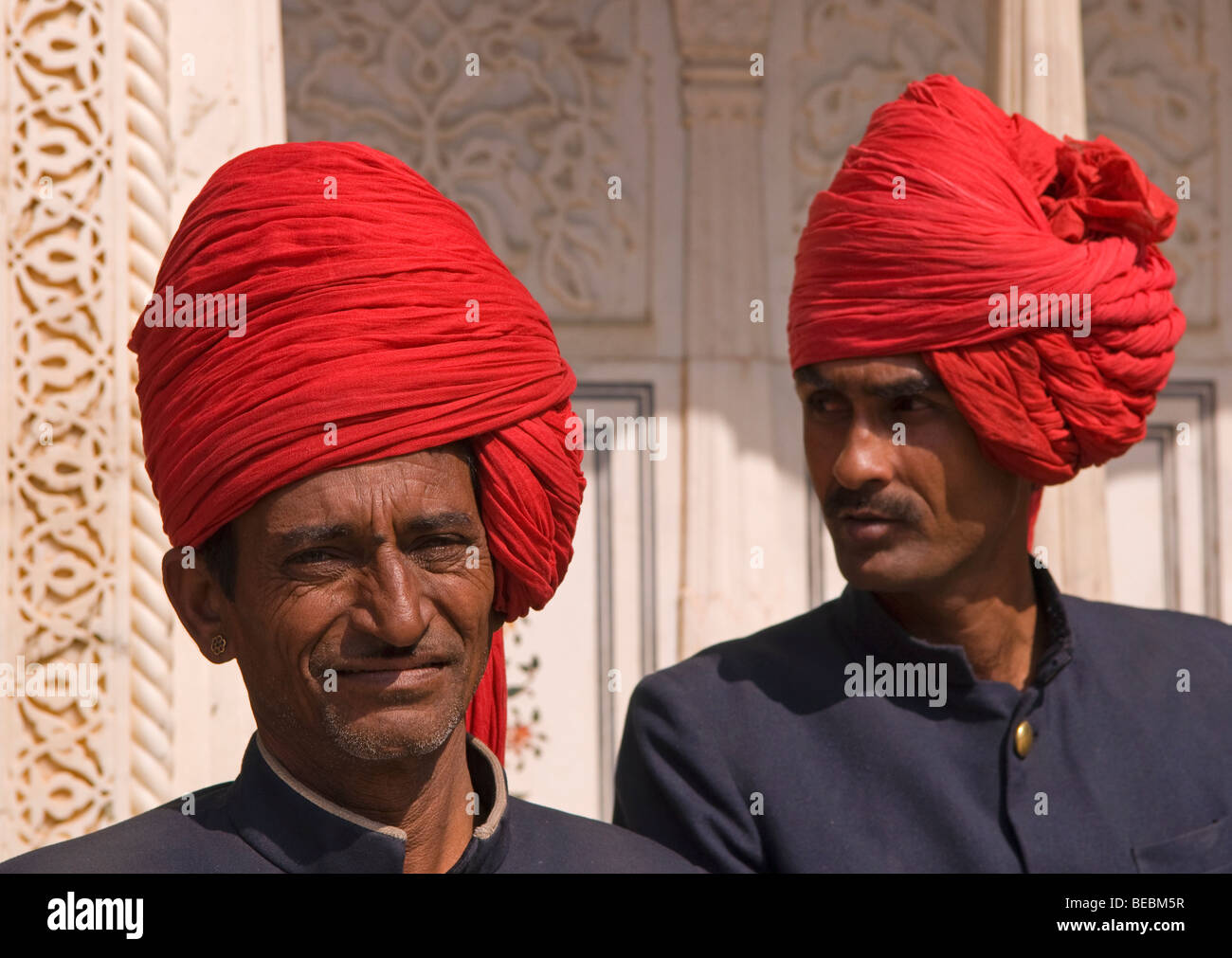 Palace guards in India Stock Photo - Alamy