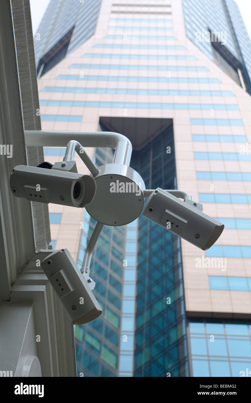 Security Cameras watching Stock Photo - Alamy