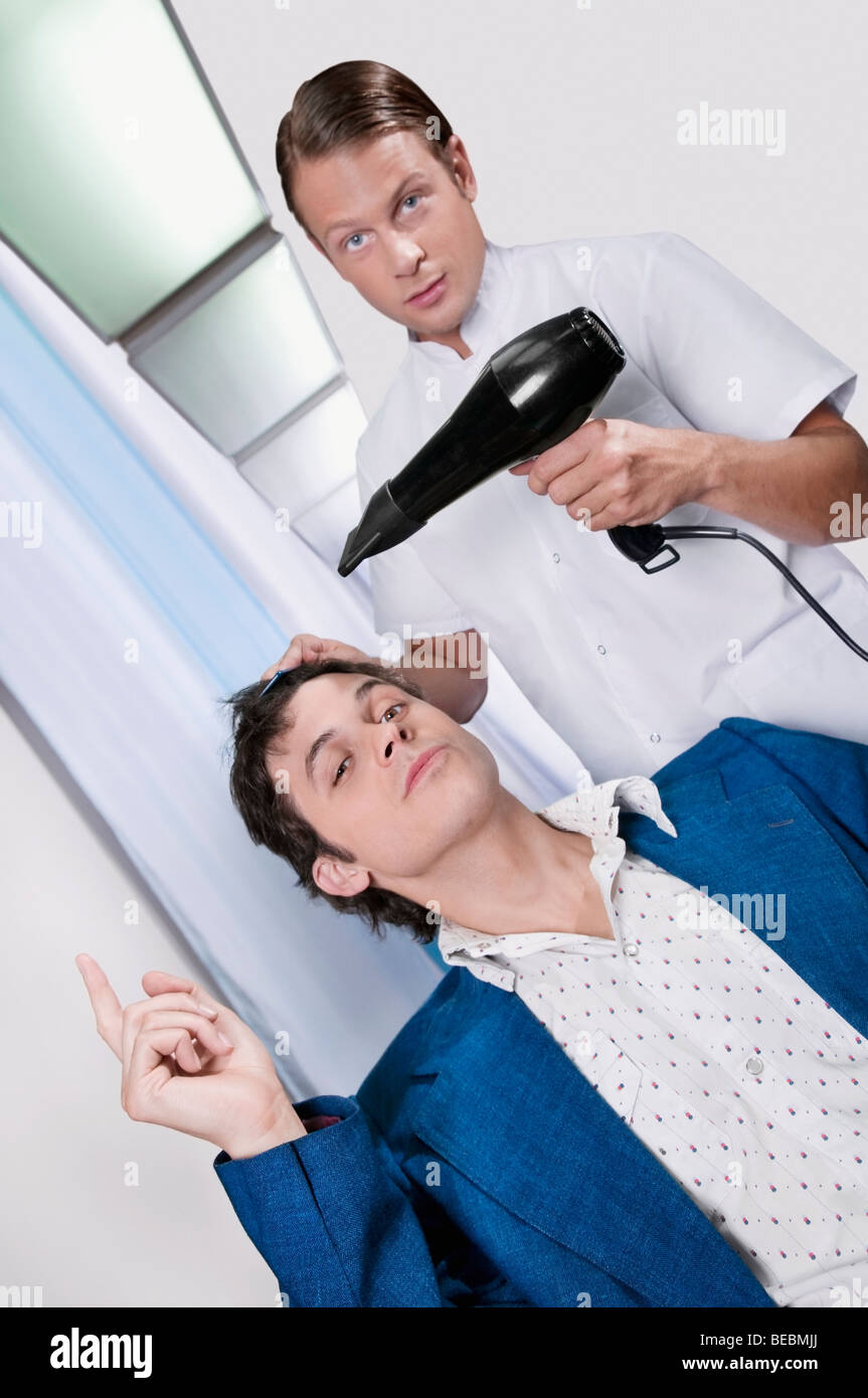 Barber dryer hi-res stock photography and images - Alamy