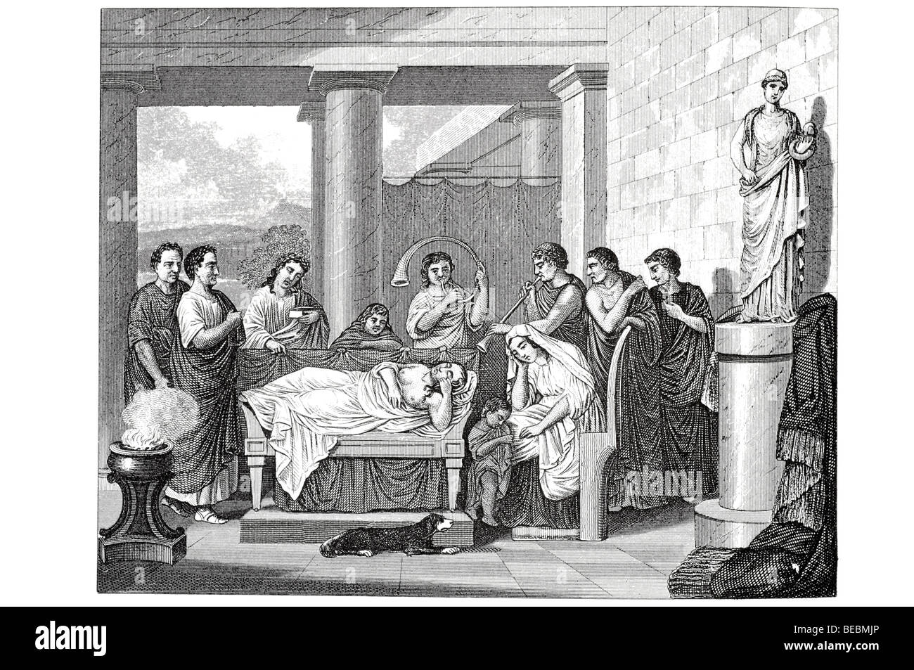 roman funeral ceremony Stock Photo - Alamy