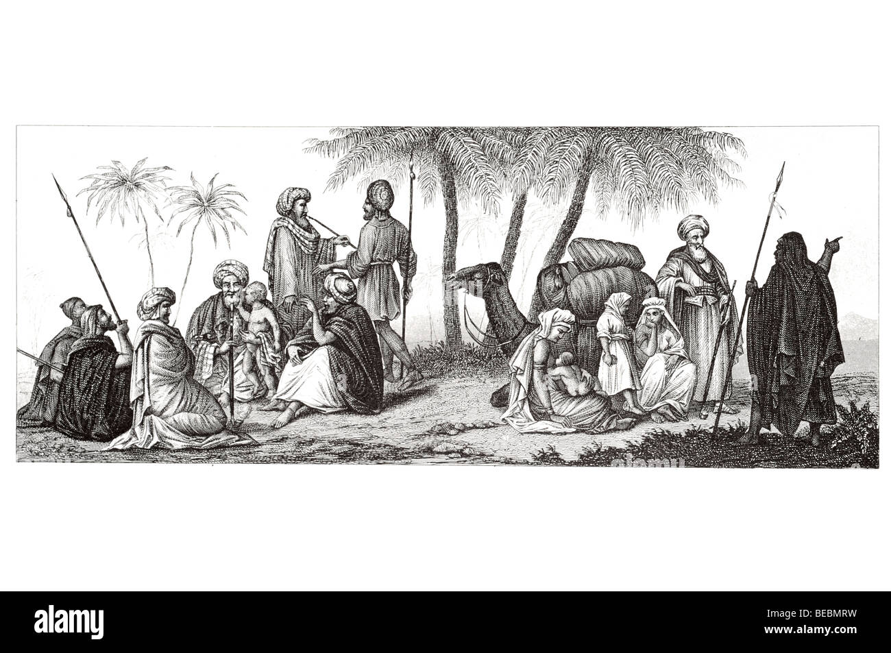 arabian nomades bedouin camp Stock Photo - Alamy