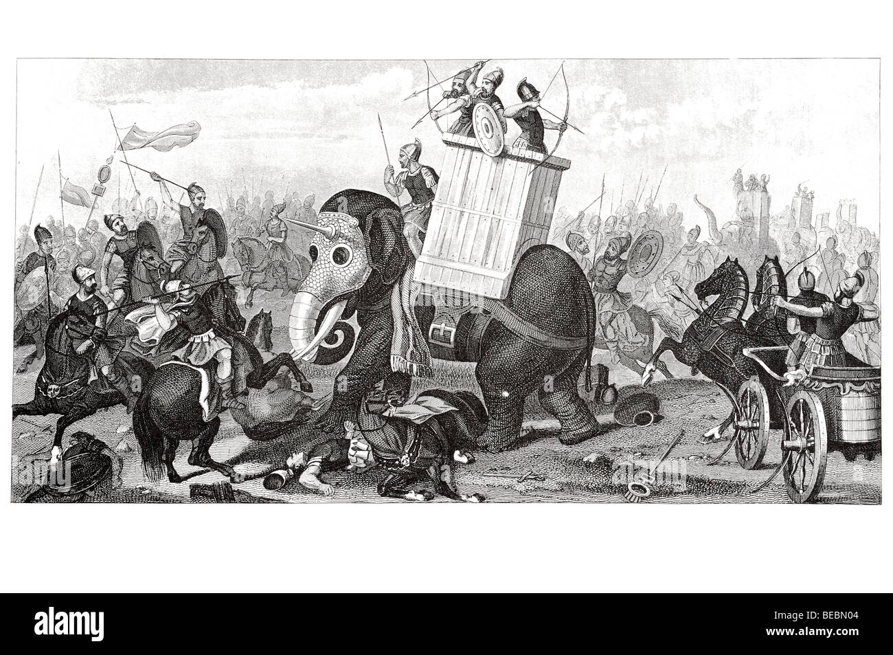 War elephant hi-res stock photography and images - Alamy