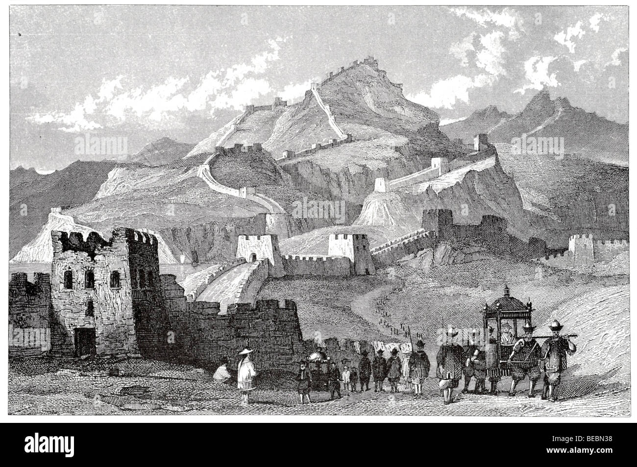 Victorian wall engraving Cut Out Stock Images & Pictures - Alamy