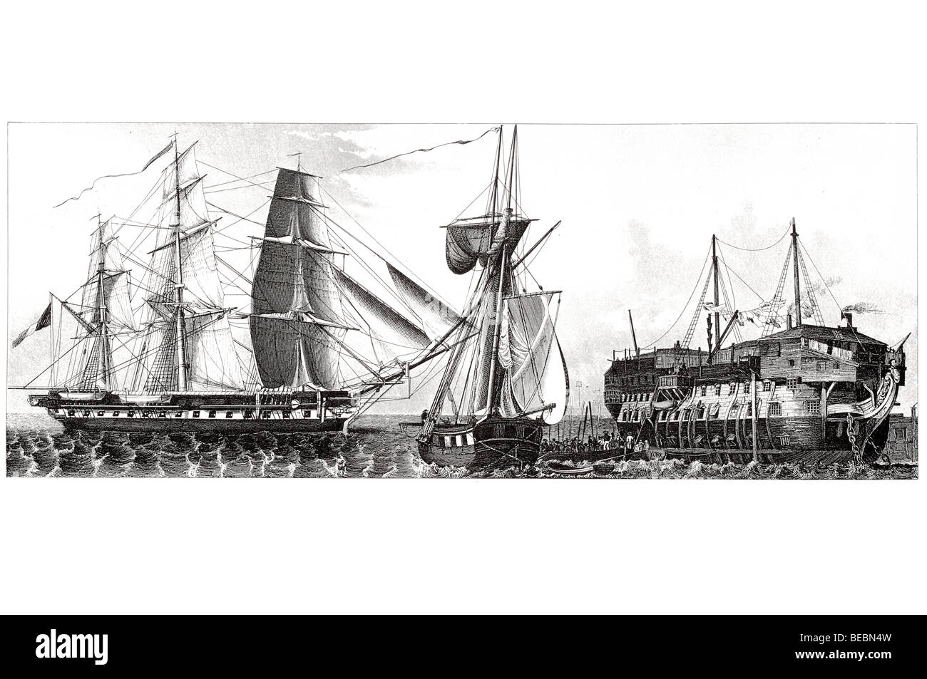 Prison ship history hi-res stock photography and images - Alamy