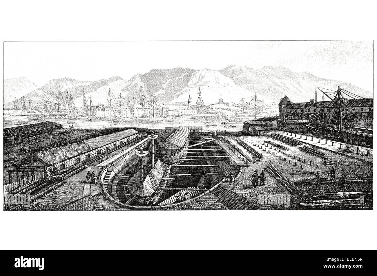 Historic drydock hi-res stock photography and images - Alamy