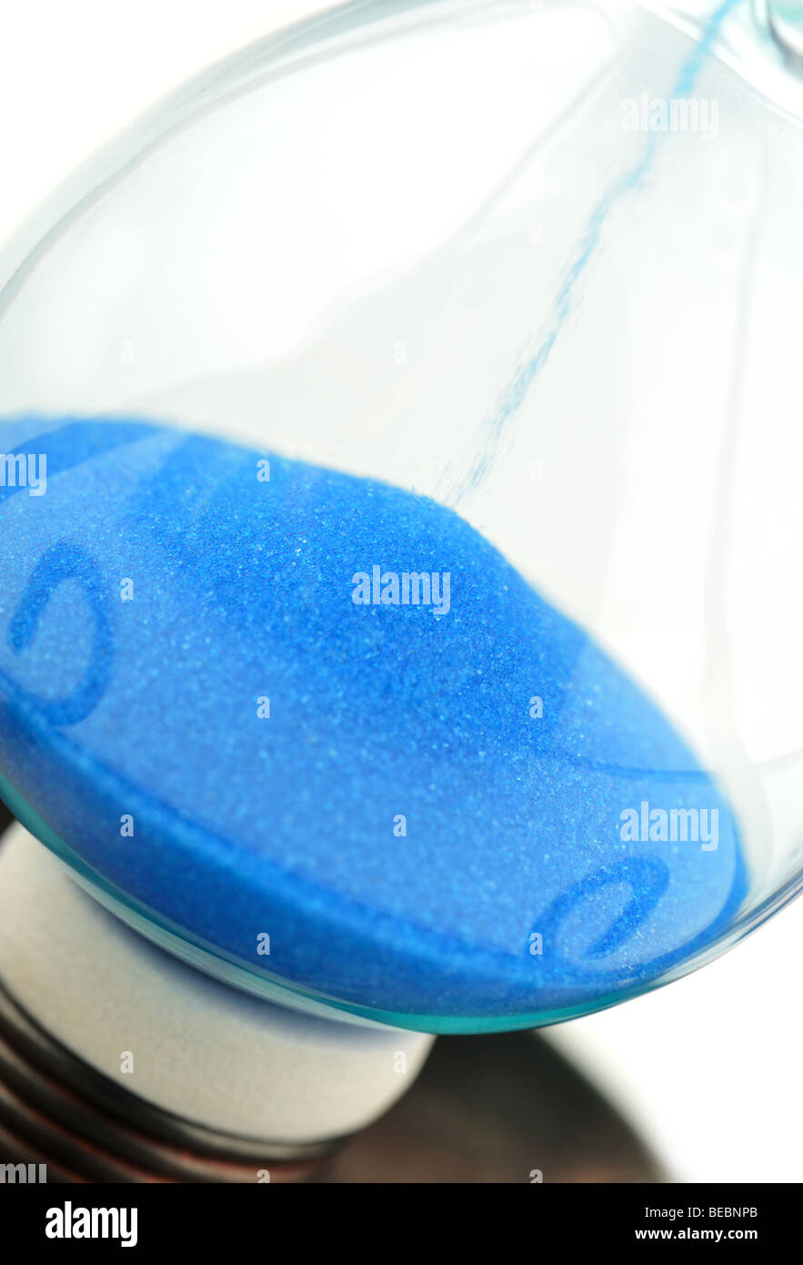 Sand-glass. A part of object - a photo close up Stock Photo - Alamy