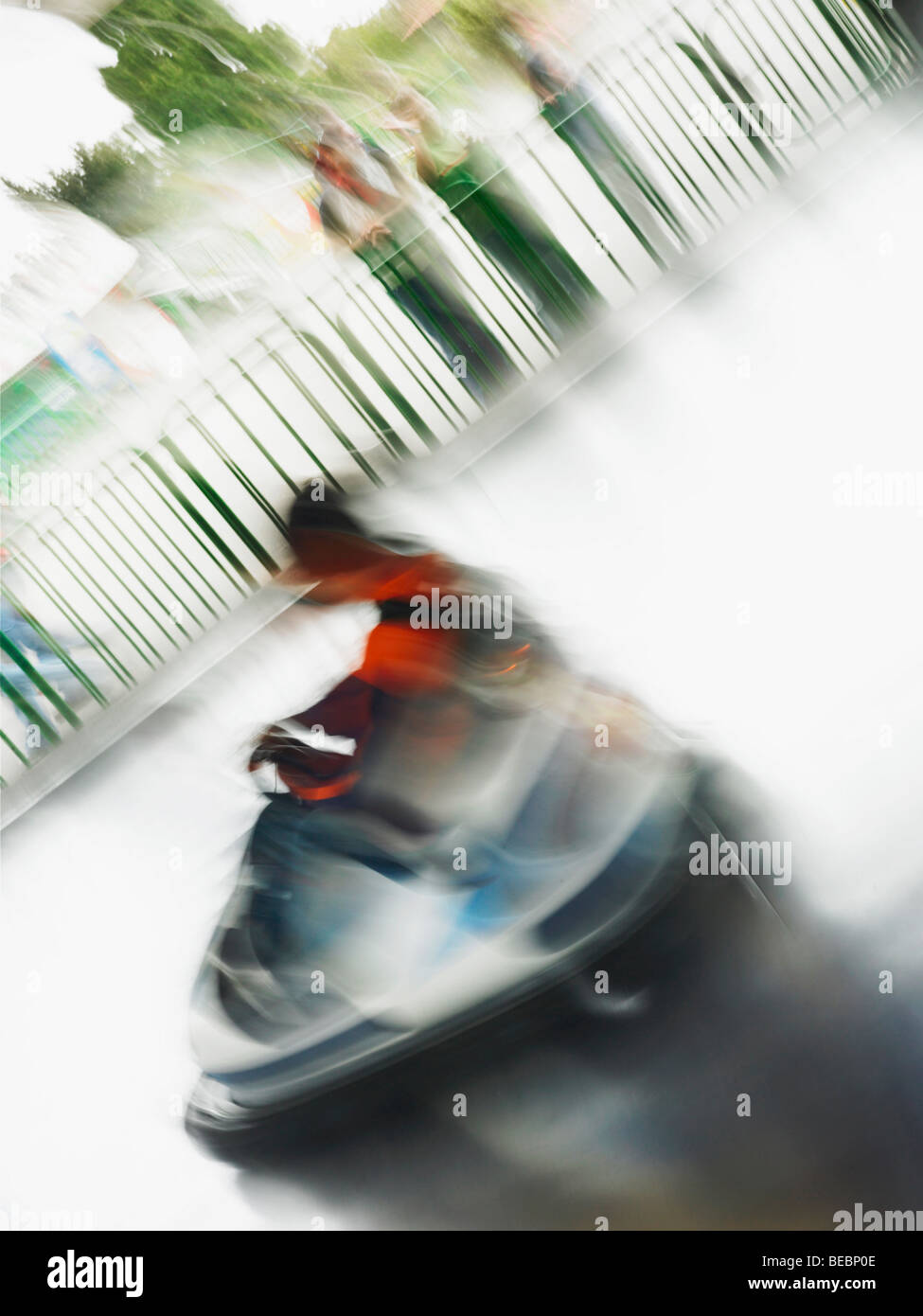 Boy in bumper car hi-res stock photography and images - Alamy