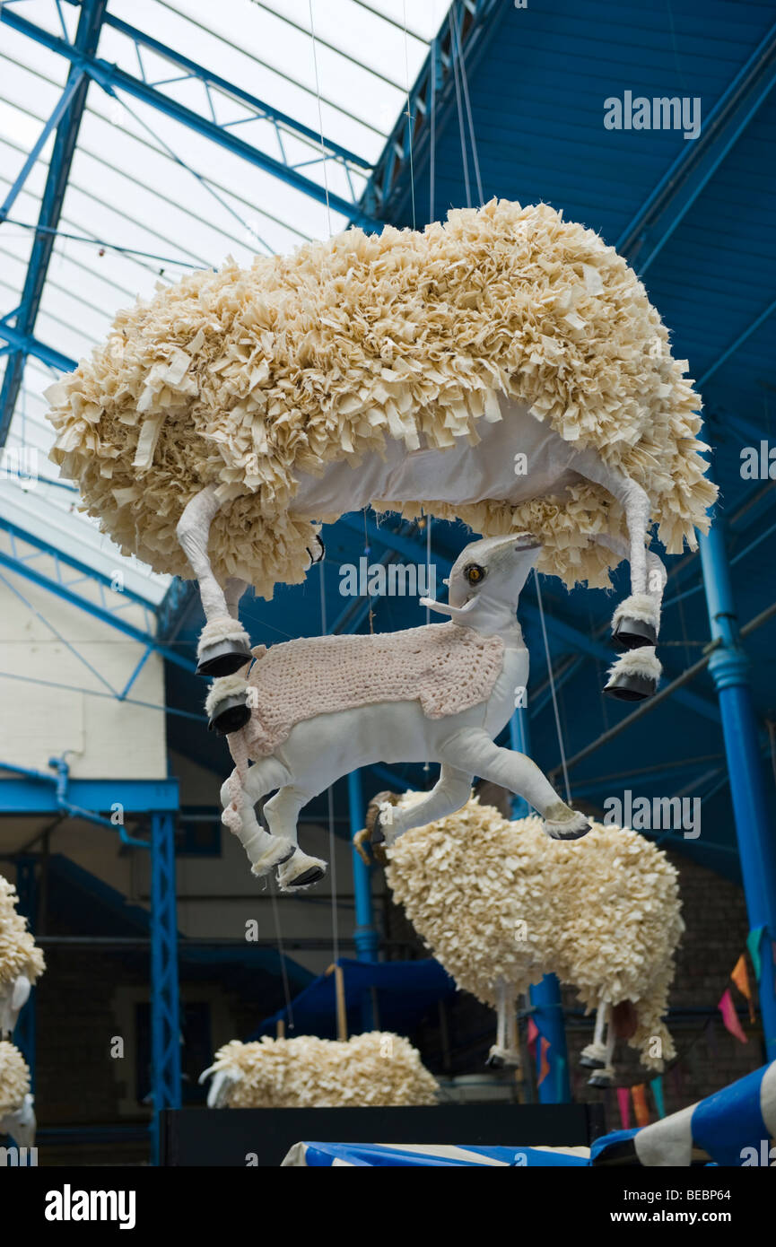 Flock textile sheep hanging from hi-res stock photography and images ...